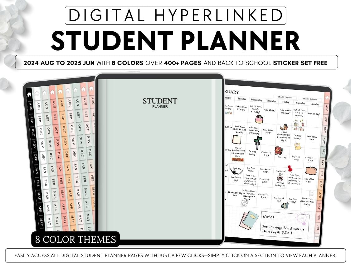 Student Digital Planner – Mixx Digital Design